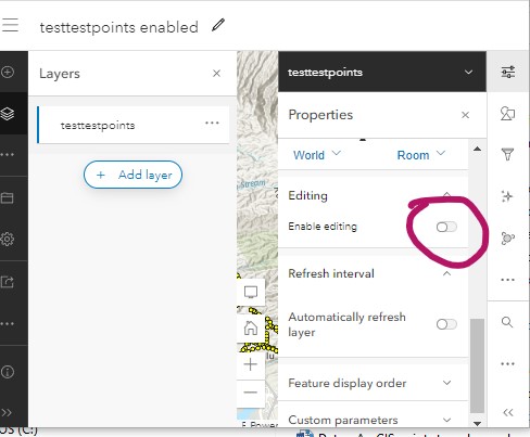 Solved: Enable editing in Map Viewer suddenly no longer en... - Esri ...