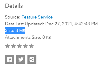 Size of a feature class - Esri Community