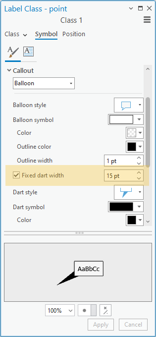 Adjusting balloon dart/leader - Esri Community