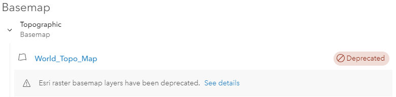 Update your map basemap with the latest - Esri Community