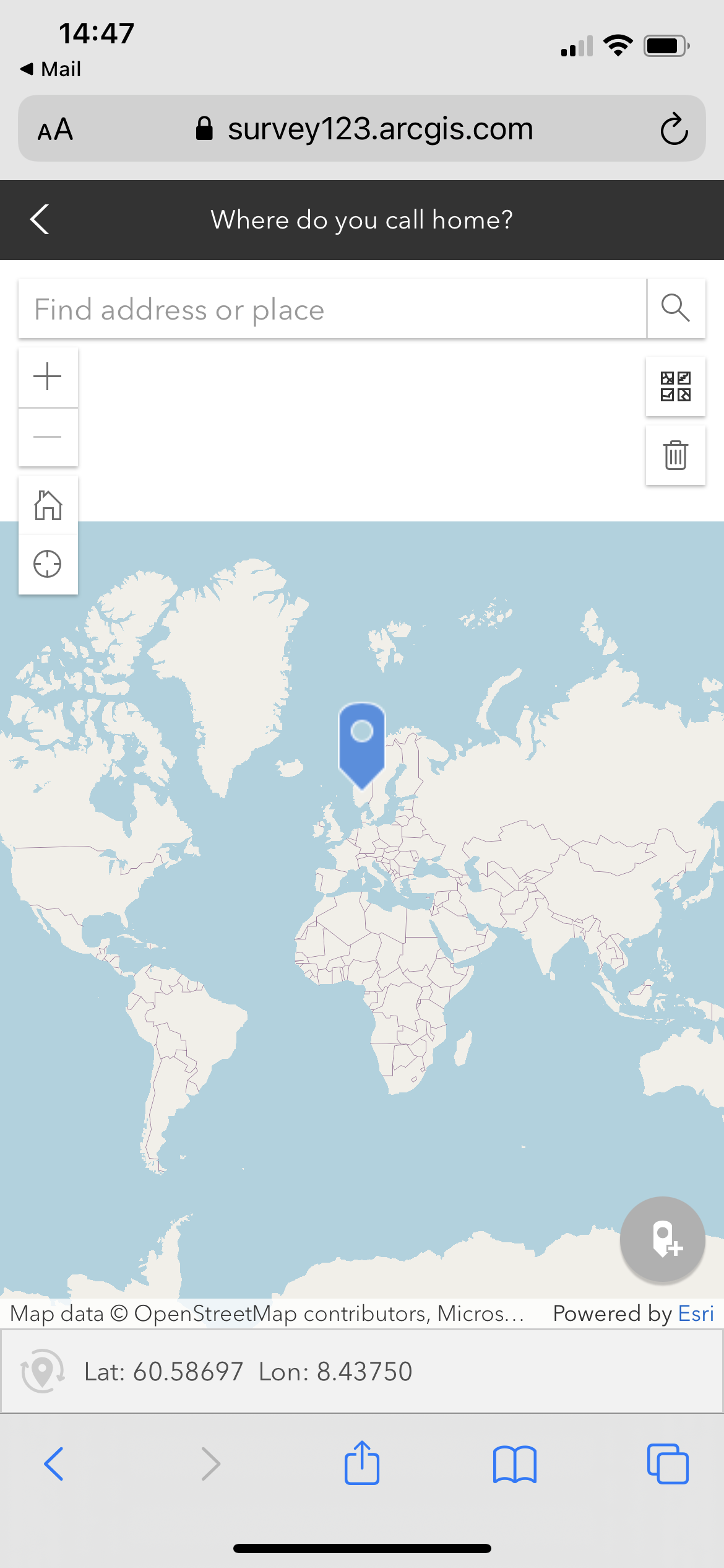 Optimise geopoint field on mobile device - Esri Community