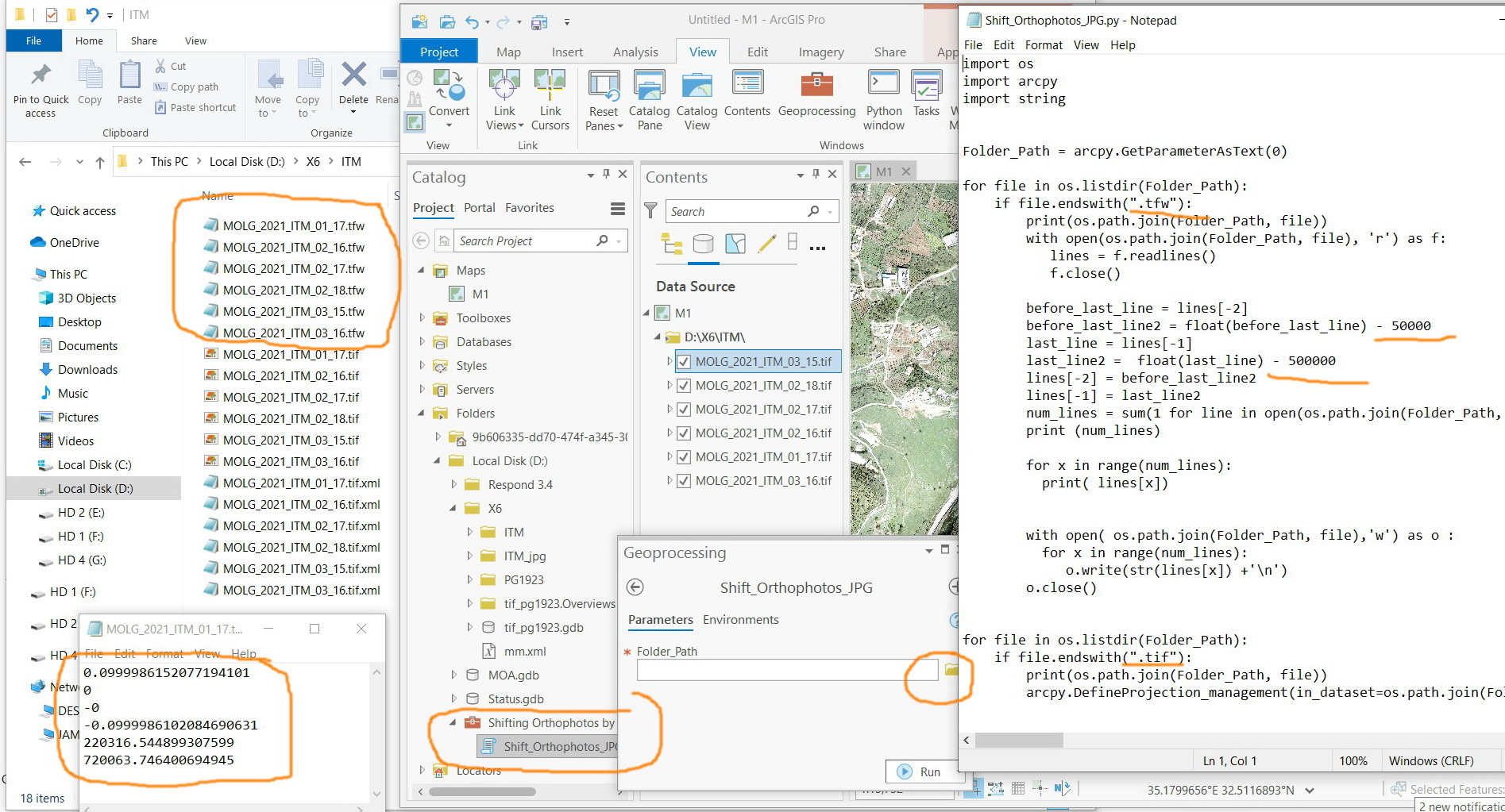 Solved: How images are inserted with correct georeferencin... - Esri ...