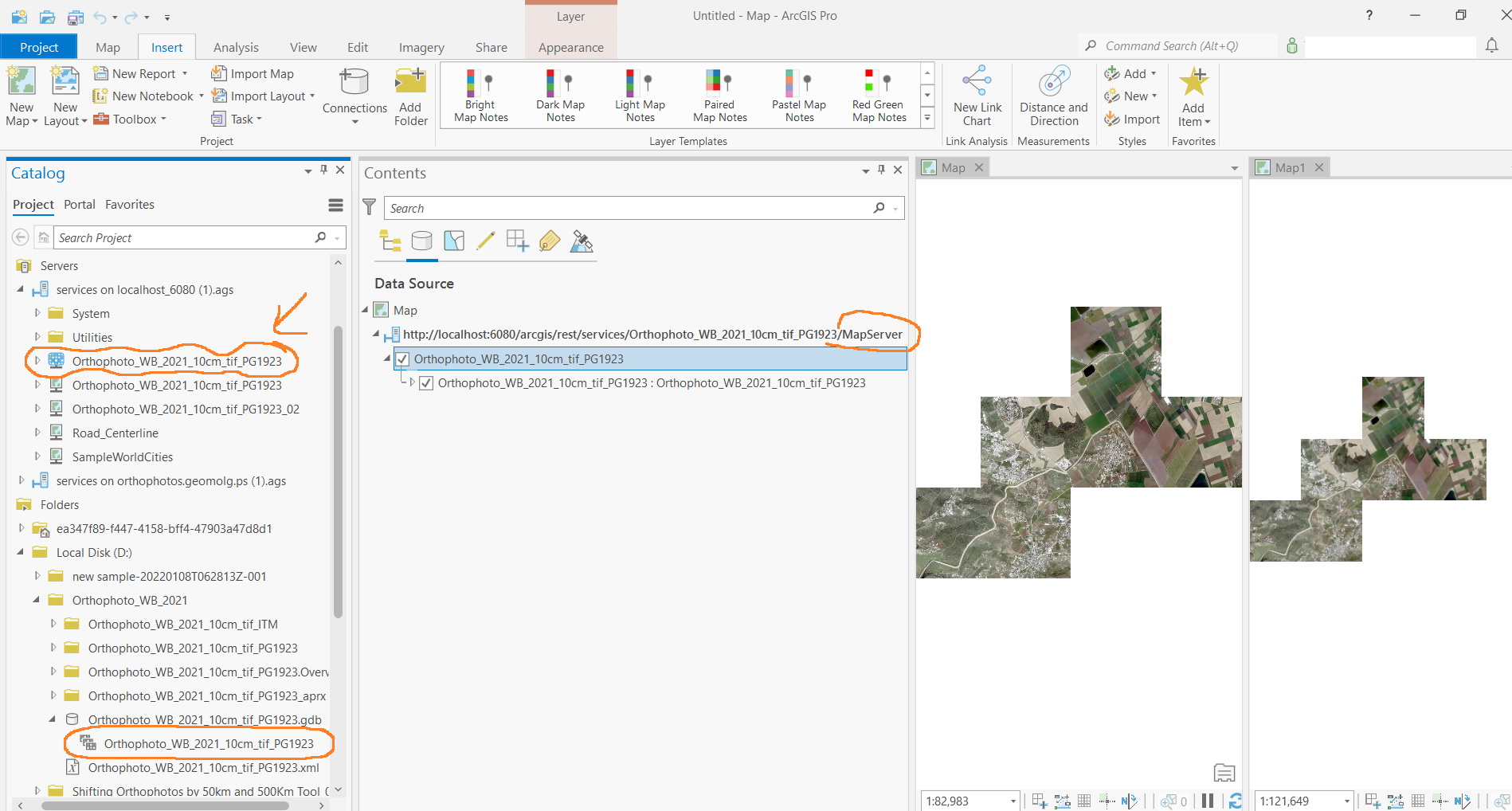 ArcGIS Pro 2.9: Pro fails to detect a cached servi... - Esri Community