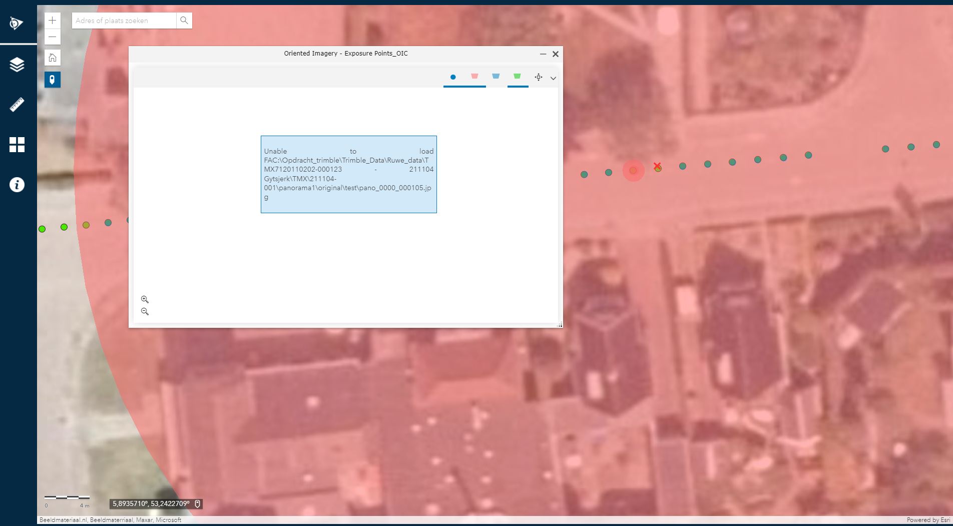 No images visible in the Oriented Imagery viewer - Esri Community