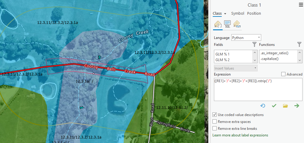 Solved: How to label with multiple fields when some are em... - Esri ...