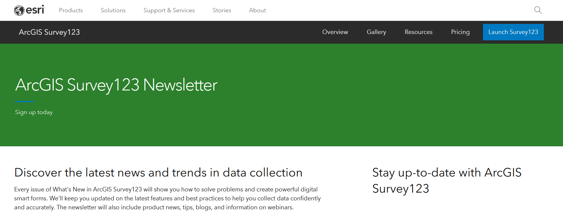 Announcing the Survey123 Newsletter - Esri Community