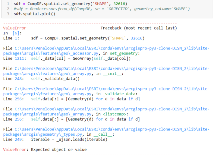 Geoaccessor.from_df - Esri Community