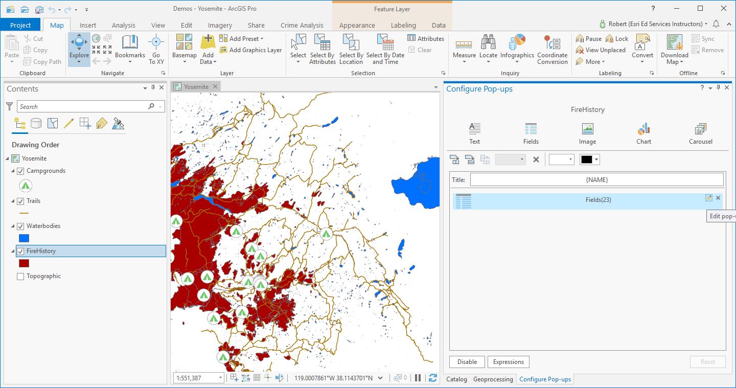 Solved: ArcGIS Pro 2.7 Popups only showing one field - Esri Community
