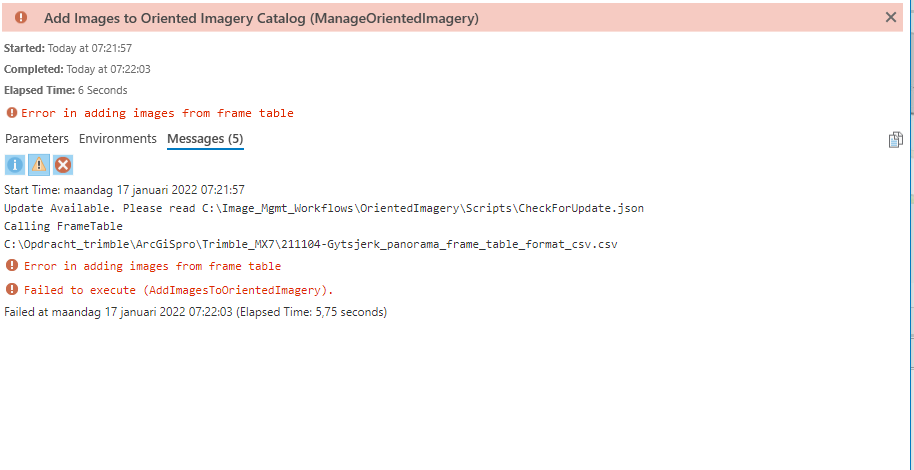 Oriented imagery - Esri Community
