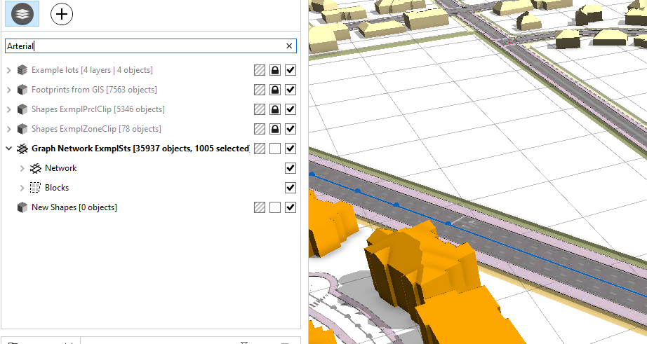 Select shapes related to graph objects - Esri Community