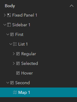Solved: List widget not showing up under widgets - Esri Community