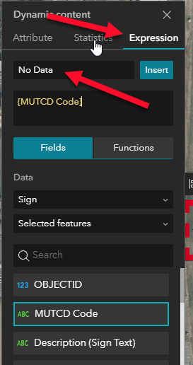 Text - dynamic content - Selected - How to change ... - Esri Community