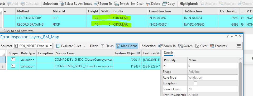 Solved: Error Inspector - Esri Community