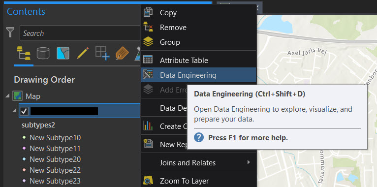 Access Data Engineering from the Catalog pane/view - Esri Community