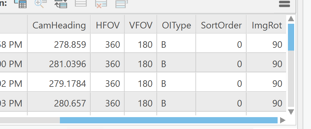 Oriented Imagery Catalog: changing attribute table... - Esri Community