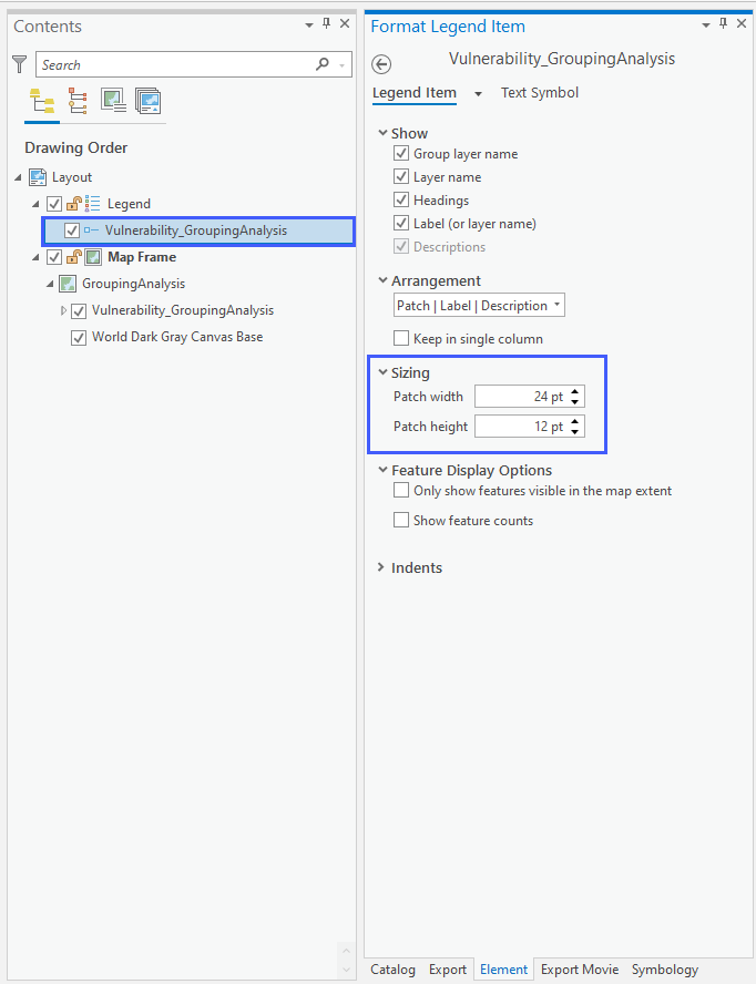 Legend Character Symbol Size - Esri Community