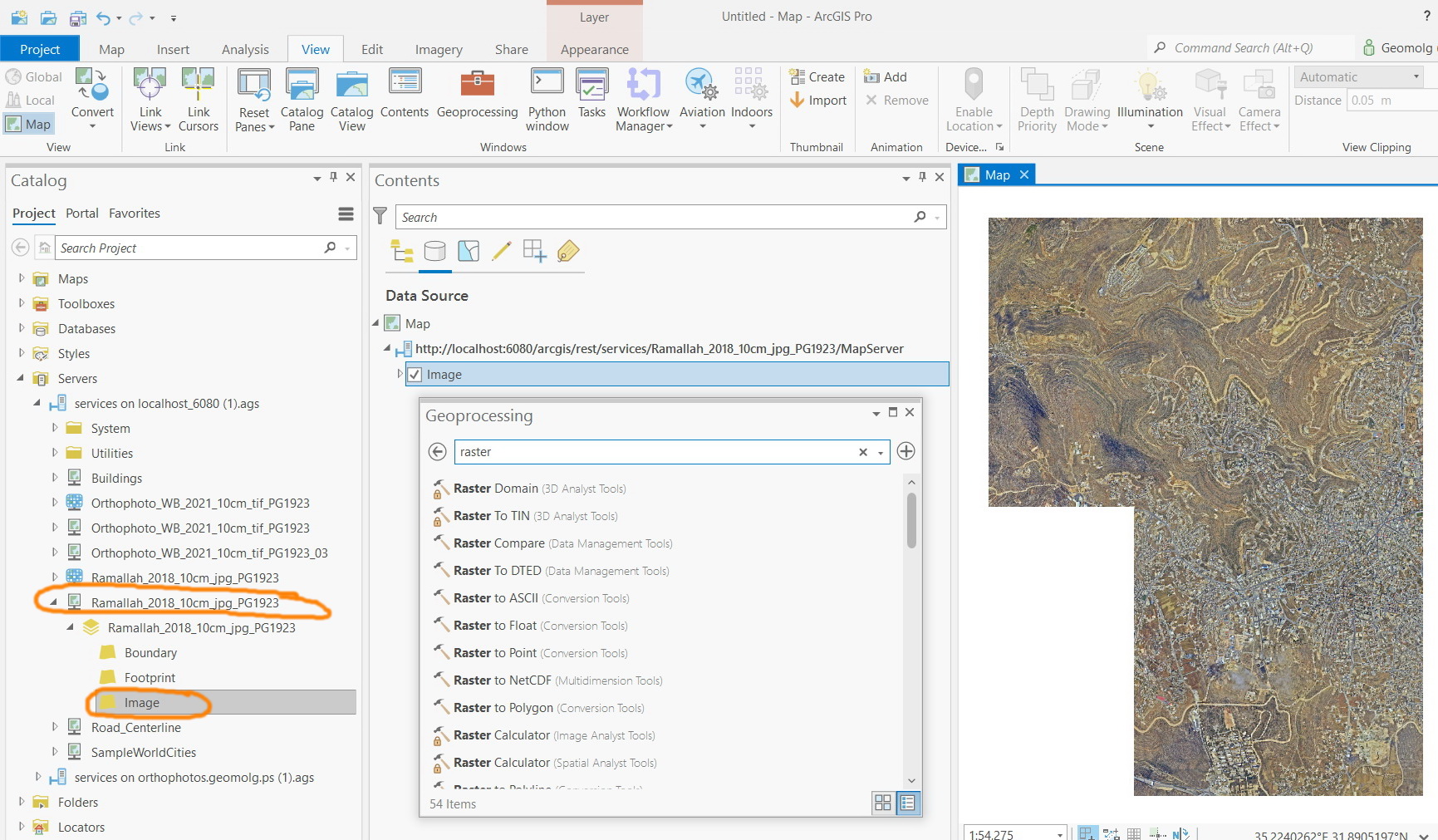 ArcGIS Pro 2.9.1: How to download imageries from t... - Esri Community
