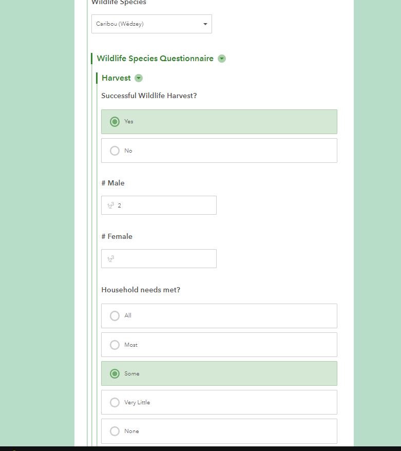 Solved: Complex Survey- Side by side selecting options !! - Esri Community