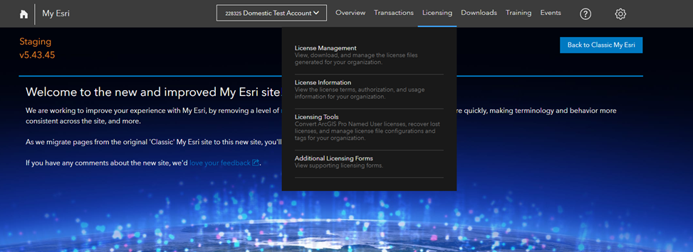 License Management, Information and Tools added to... - Esri Community