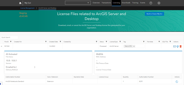 License Management, Information and Tools added to... - Esri Community