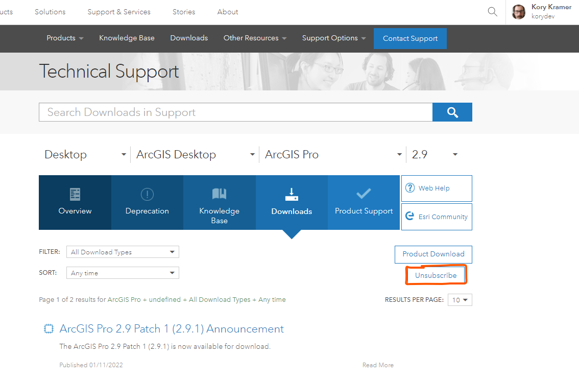 ArcGIS Pro RSS update notifications for IT - Esri Community