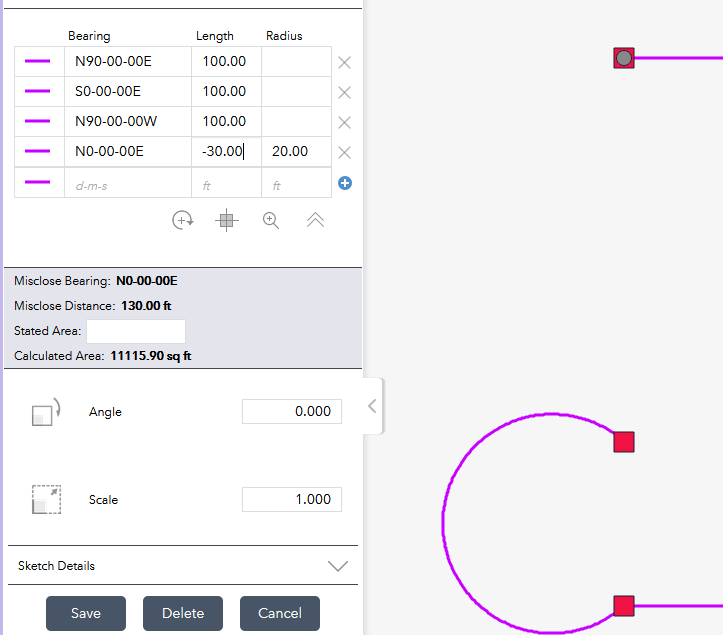 Parcel drafter misclose measurement issue - Esri Community