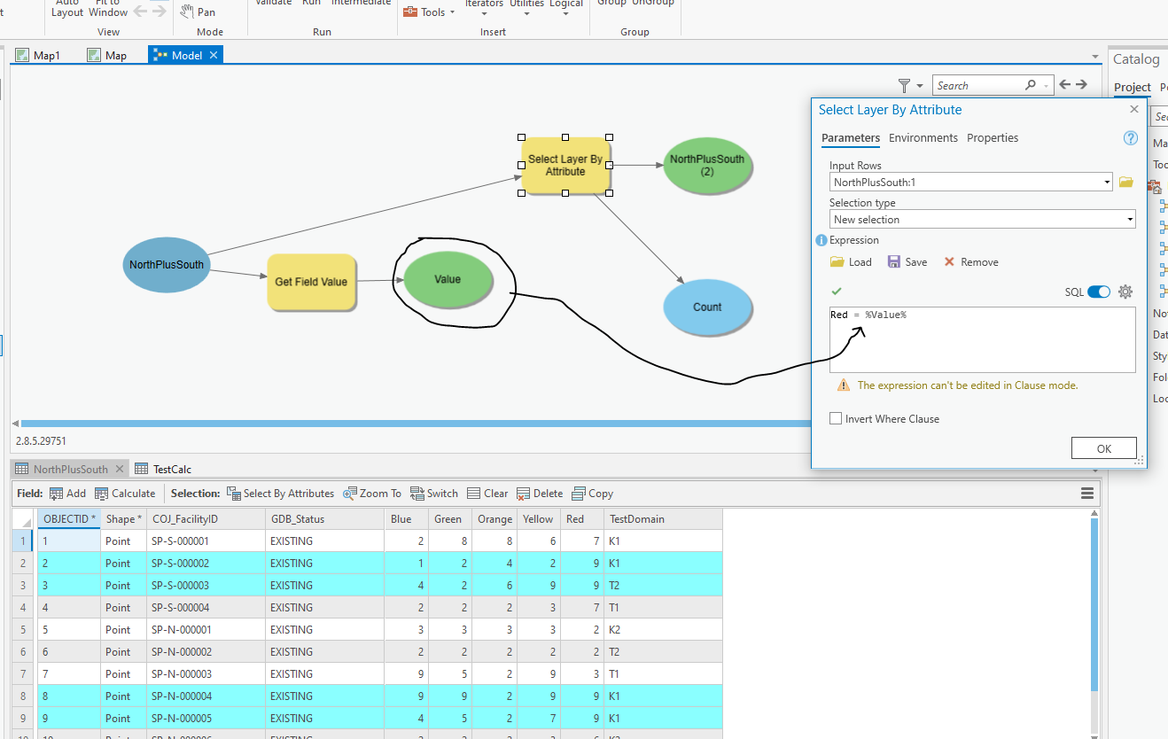 Modelbuilder - select features within a buffer dis... - Esri Community