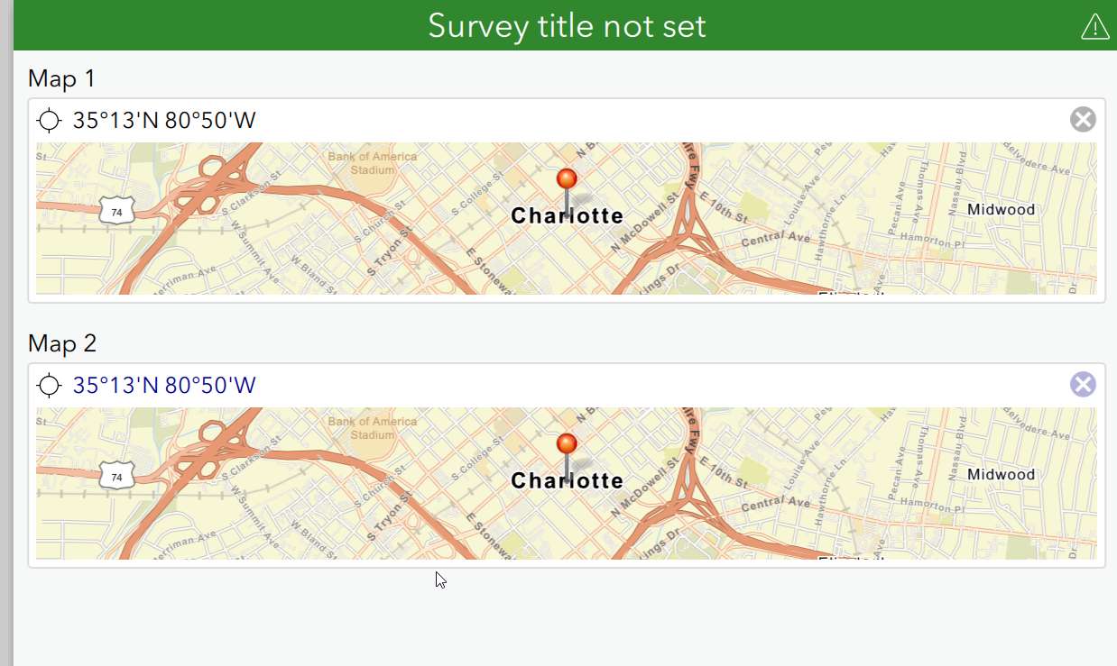 Survey 123 Connect Web Form Two Geopoints Simultan... - Esri Community