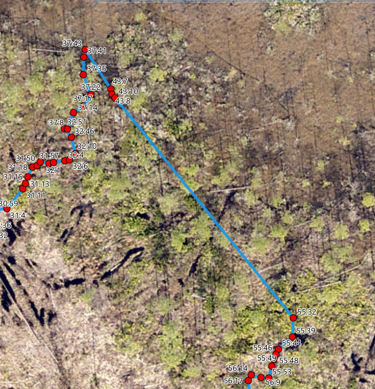 Gaps in Tracker points while working with offline ... - Esri Community