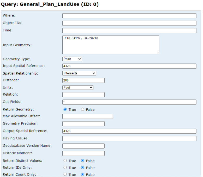 Query Distance Results REST Service - Esri Community