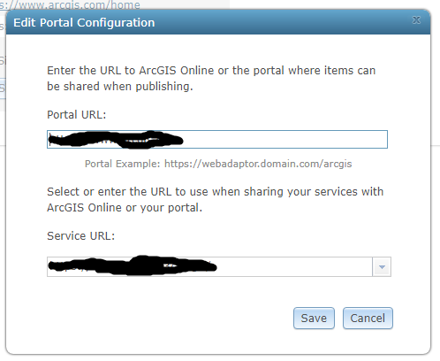 Solved: Can't save portal config in ArcGIS Server Manager - Esri Community