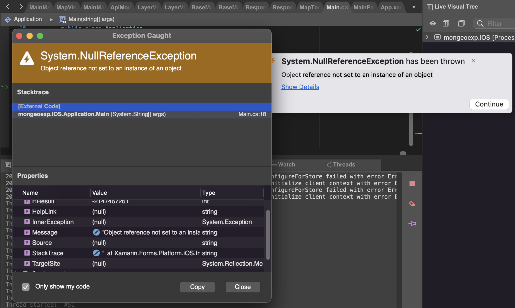 xamarin forms toolkit search error - Esri Community