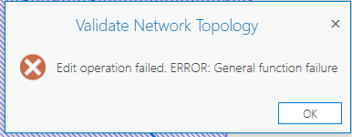 Solved: Validate Network Topology Error - Esri Community