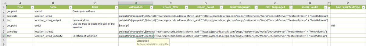 Survey 123 Connect Web Form Two Geopoints Simultan... - Esri Community
