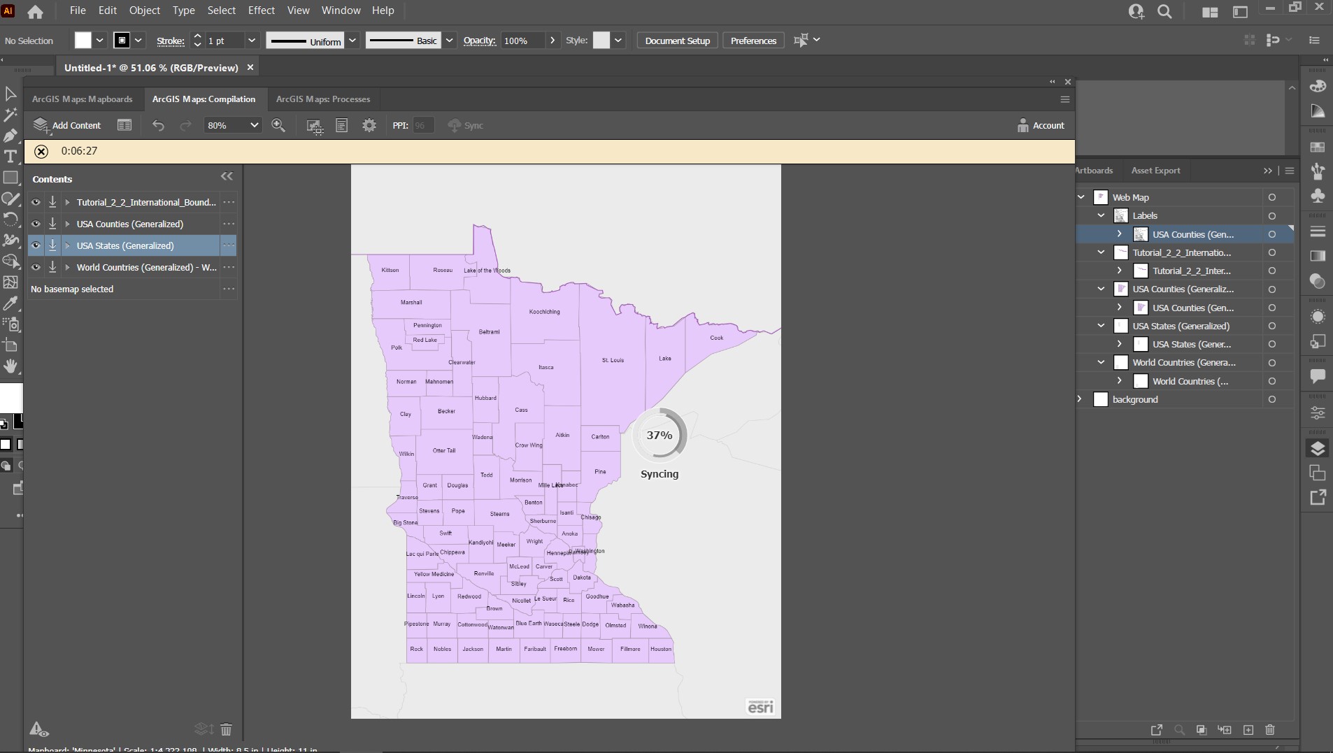 Solved: ArcGIS Mapping for Adobe Creative Cloud Syncing Is... - Esri ...