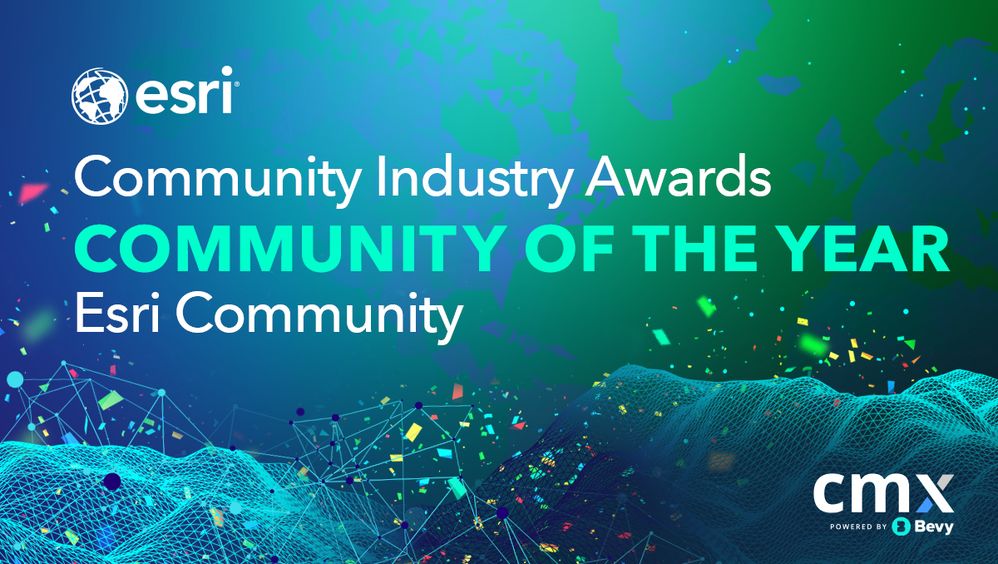 Esri Community Wins CMX “Community of the Year” - Esri Community