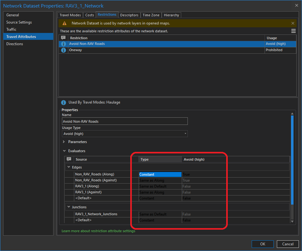 Improve Text Visibility on Network Dataset Propert... - Esri Community
