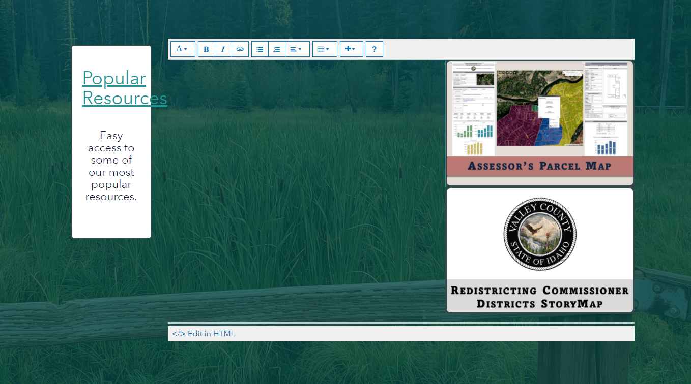 Solved: How to get image cards side by side in html - Esri Community
