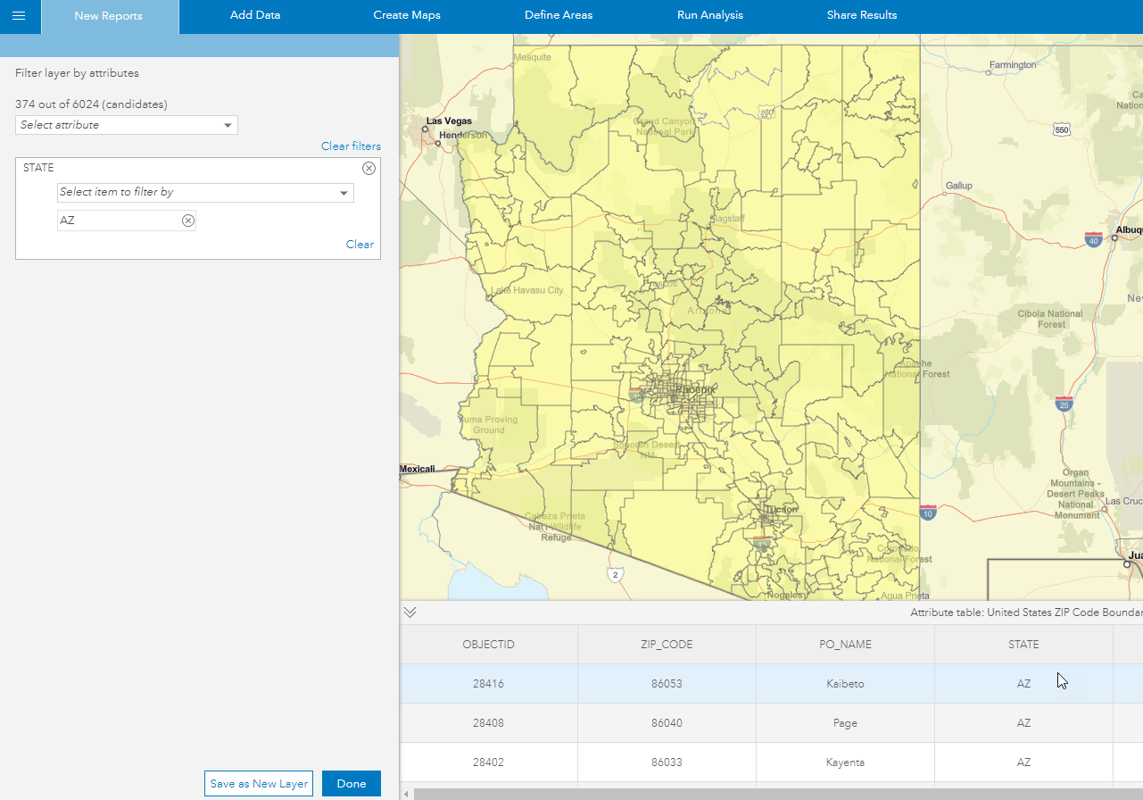 Solved: State level statistics by zip code - Esri Community