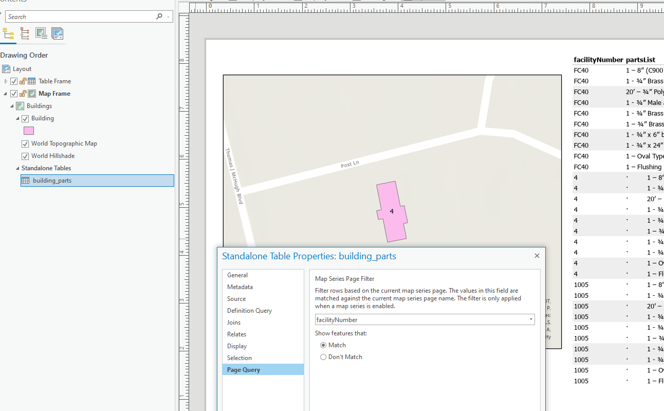 Pro Map Series dynamic tables - Esri Community