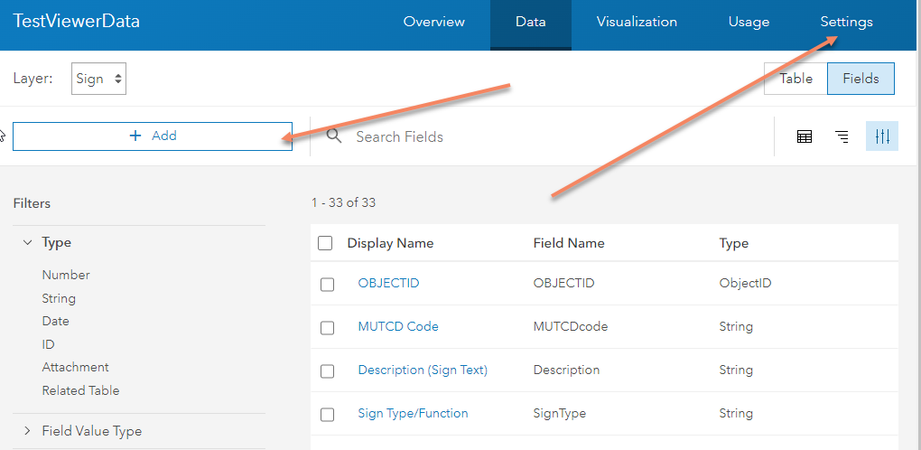 ARCGIS ONLINE EDIT OR ADD FIELD NO LONGER SHOWING ... - Esri Community
