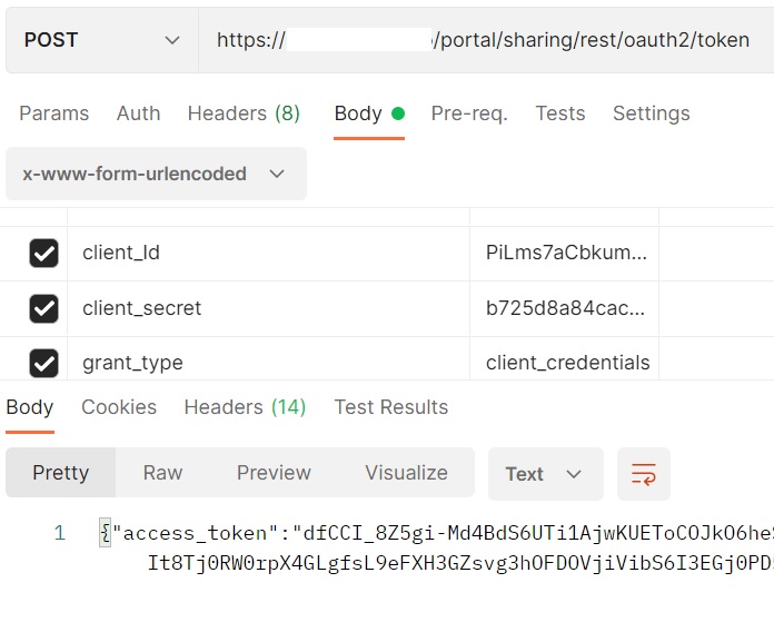 Generate access token with ArcGIS REST API in ArcG... - Esri Community