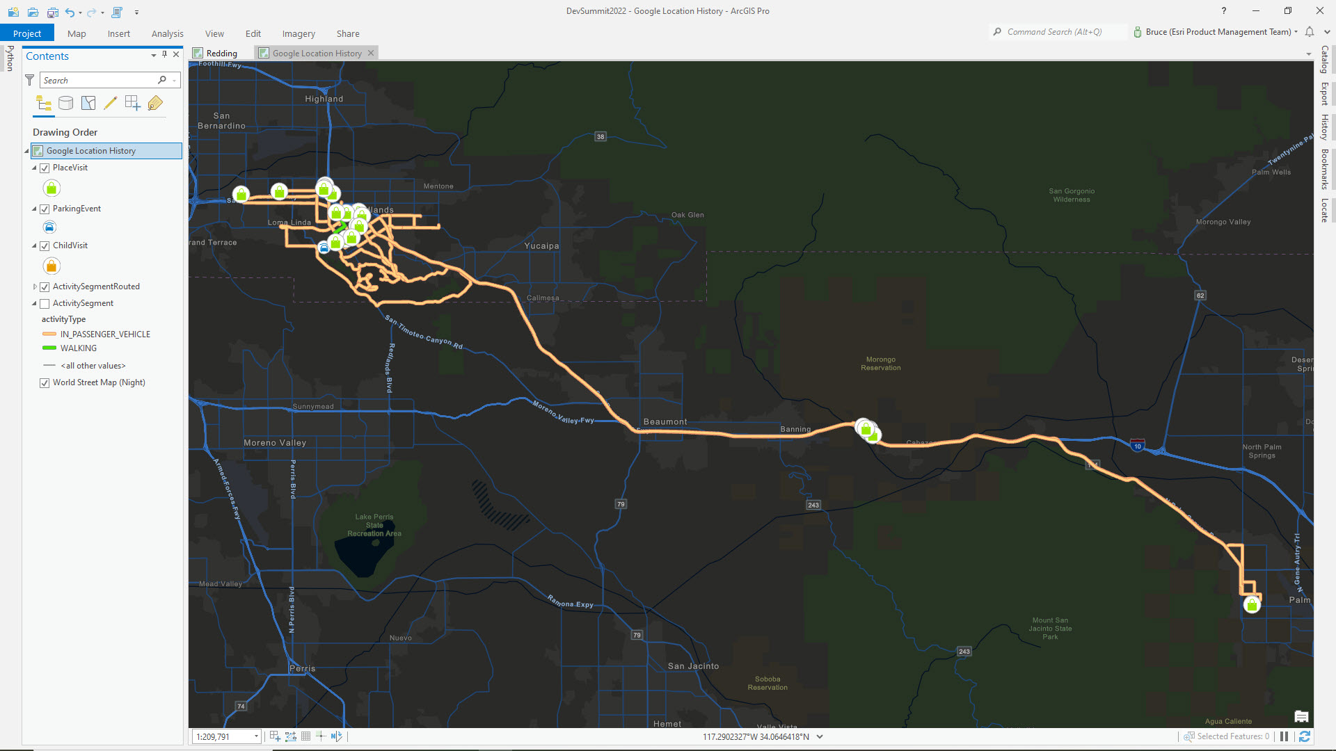 Get Your Google Location History On The Map - Esri Community