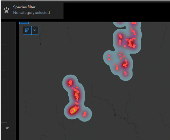 Category selectors will not filter Heatmap - Esri Community