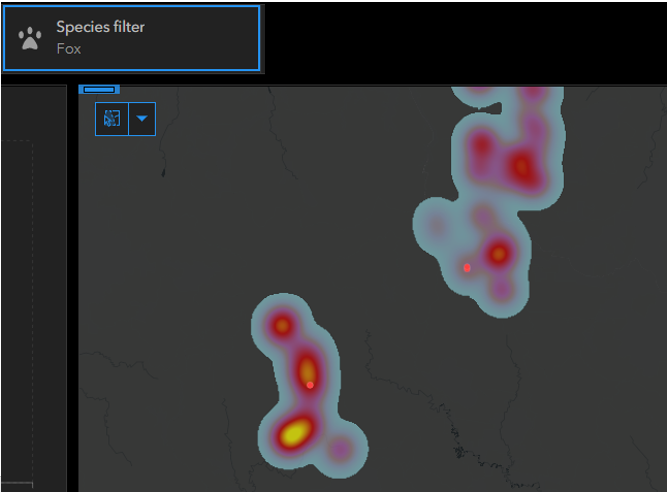Category selectors will not filter Heatmap - Esri Community