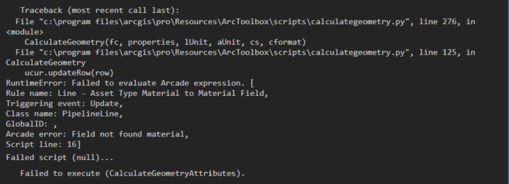 Utility and Pipeline Data Model (UPDM) Arcade erro... - Esri Community Utility and Pipeline Data Model (UPDM) Arcade erro... - Esri Community