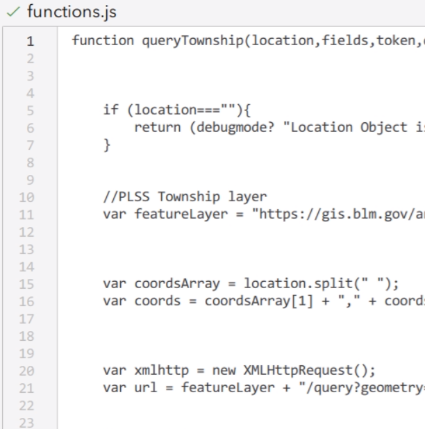 Add JavaScript syntax highlighting in Survey123 Co... - Esri Community