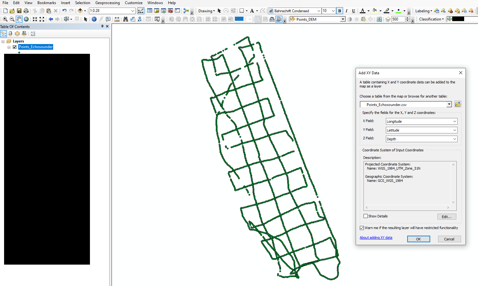 Solved: Wrong Projection When Adding XY Points - Esri Community