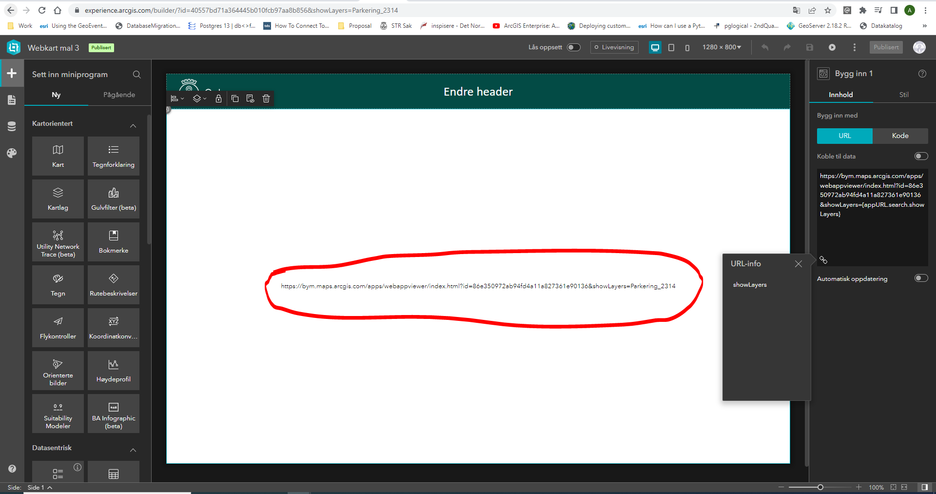 Embed with URL parameters (1/3) - Obtain URL info ... - Esri Community