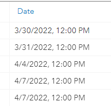 Solved: I do not want to show time with my dates, how can ... - Esri ...